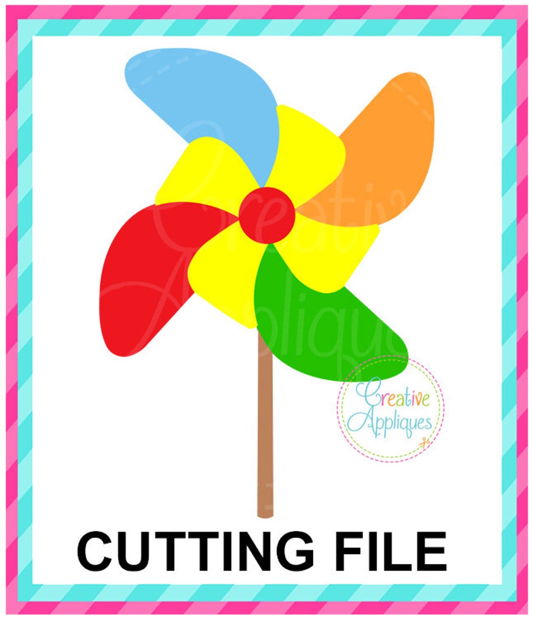 Pinwheel SVG Cutting File, Pinwheel Cut File, Pinwheel Dxf, Pinwheel ...