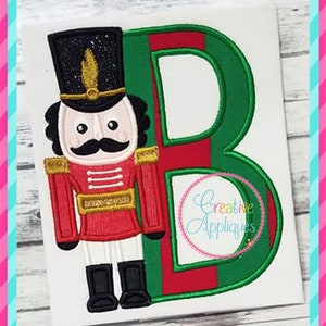 EXCLUSIVE Nutcracker Alphabet Digital Machine Embroidery Applique Design 5 Sizes, Nutcracker ...