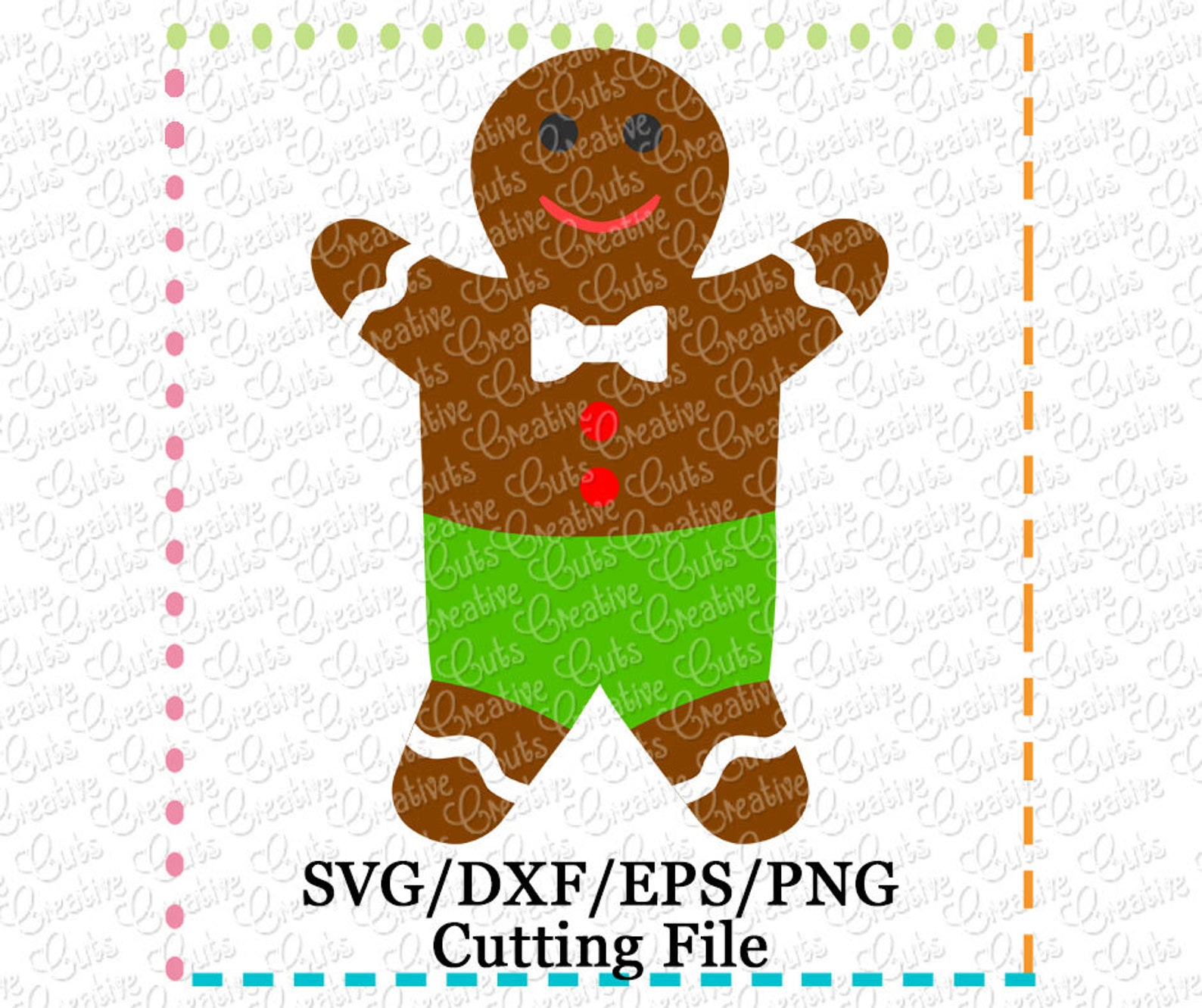 EXCLUSIVE SVG Gingerbread Cutting File, Gingerbread Cut File ...