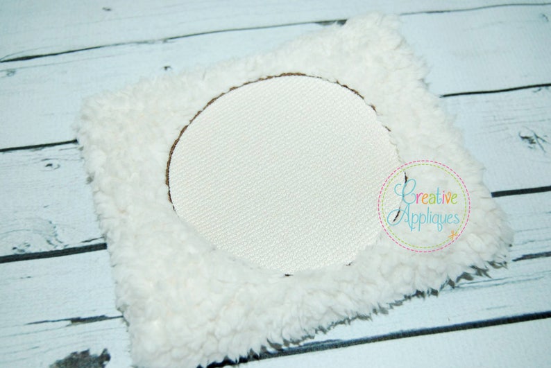 Embossed Circle Monogram Frame Digital Machine Embroidery Design 15 ...