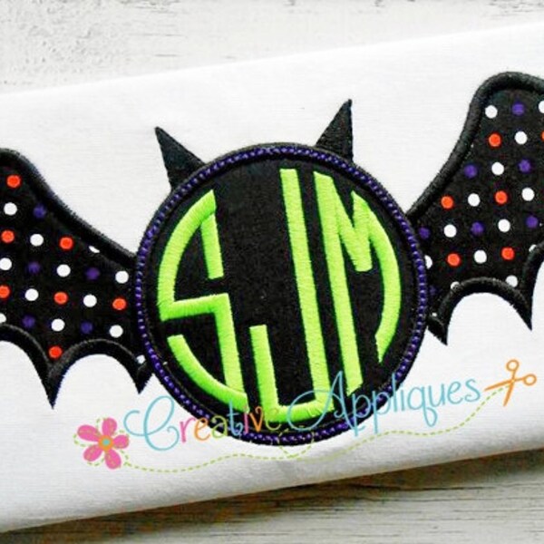 Bat Applique - Etsy