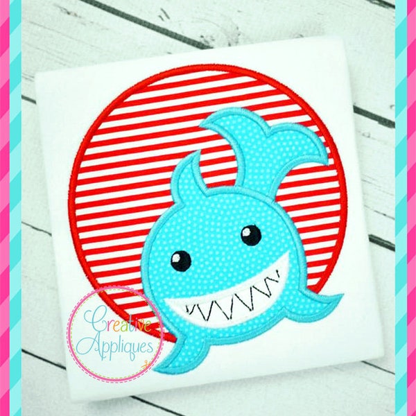 Shark Applique - Etsy
