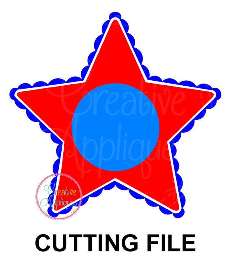 Monogram Star Svg Cutting File Monogram Cut File Svg - Etsy