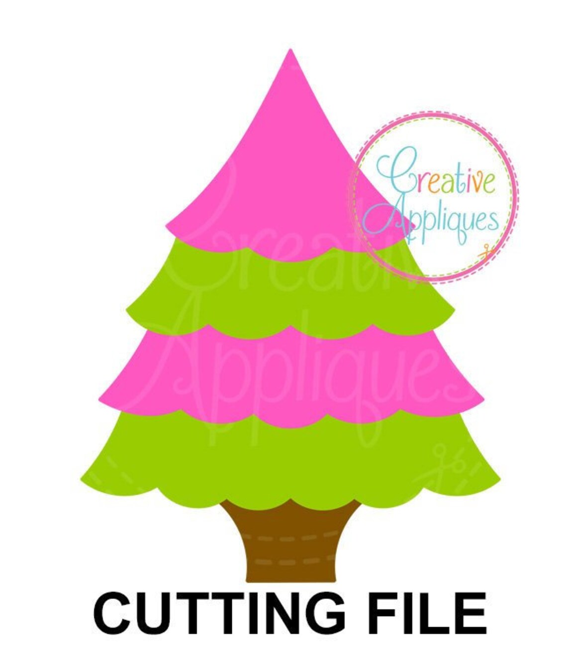Christmas Tree SVG Cut File, Christmas Tree Svg, Christmas Tree Cutting ...