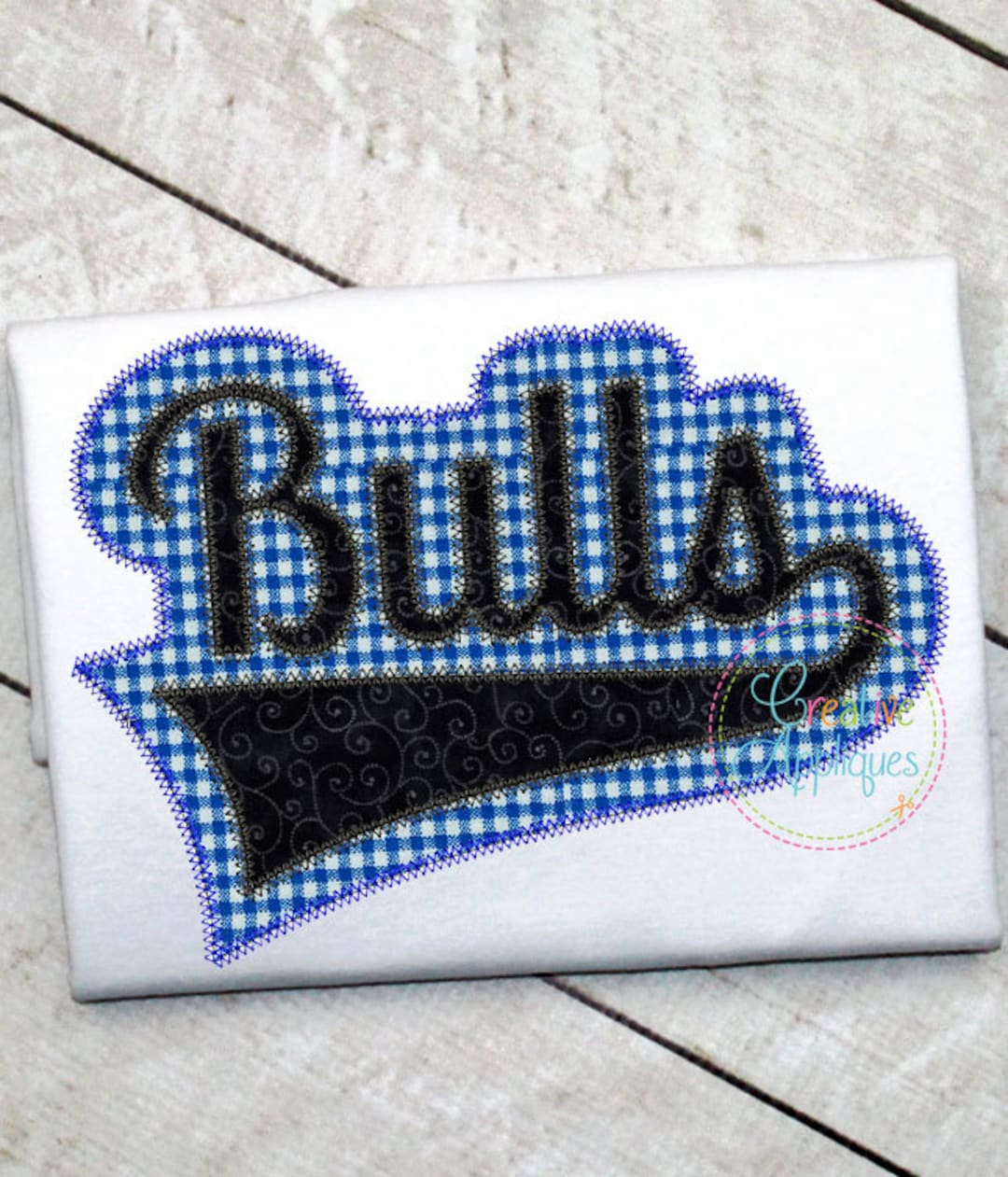 Bulls Digital Machine Embroidery Applique Design 6 Sizes, Bulls ...