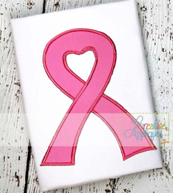Awareness Support Ribbon Machine Embroidery Applique Design 4 - Etsy