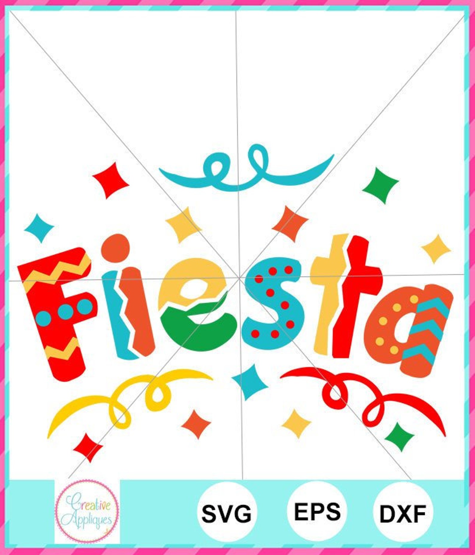EXCLUSIVE SVG Eps DXF Fiesta Svg Fiesta Cut File Cinco De - Etsy