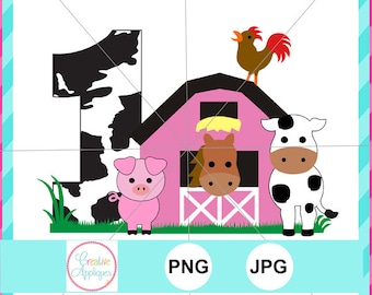 Granero rosa png - Etsy España