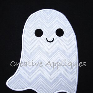 Simple Ghost Halloween Digital Machine Embroidery Applique Design 4 ...