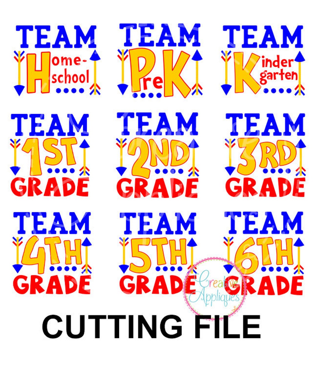 School Grade Team Svg Cutting File, Team Grade Svg Cut File, Team Grade ...