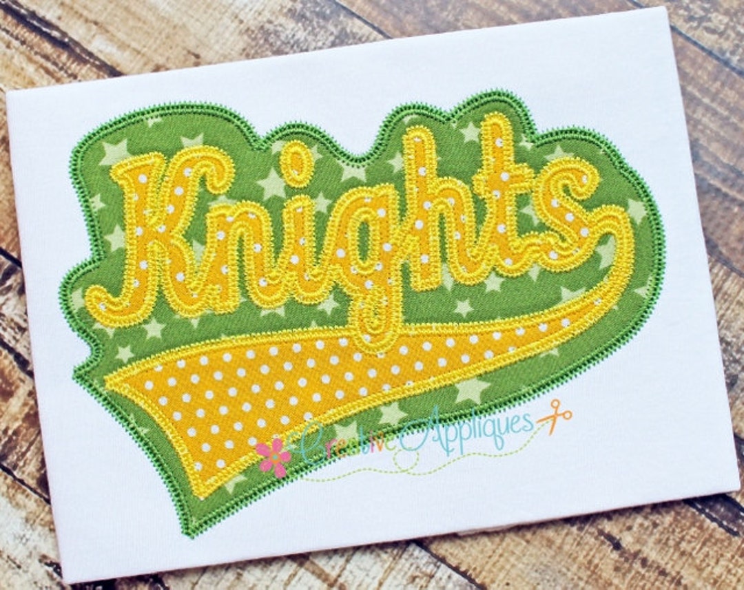 Knights Digital Machine Embroidery Applique Design 6 Sizes, Knights ...