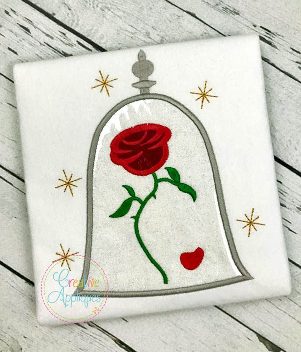 Rose Princess Applique Machine Embroidery Design 4 Sizes, Princess ...