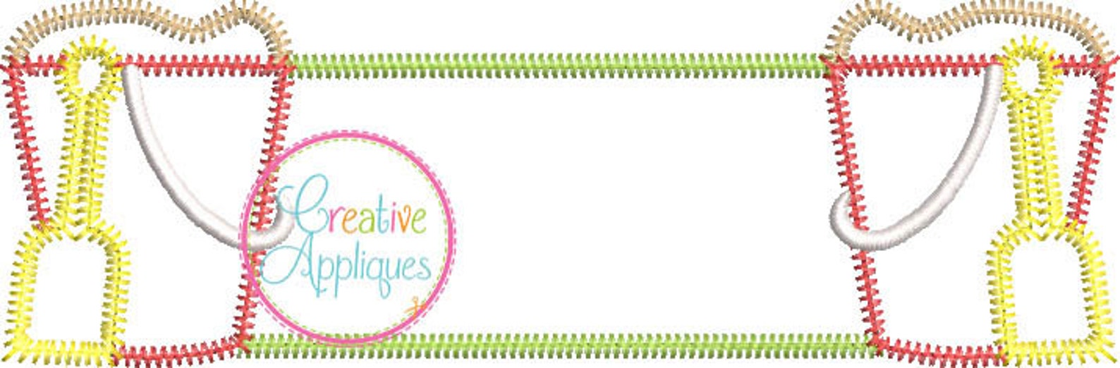 12 SIZES!!! Zigzag Stitch Sand Pail Frame Digital Machine Embroidery ...