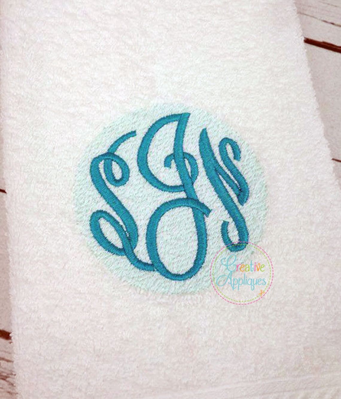 Nap Loft Pile Down Monogram Frame Digital Machine Embroidery Design 15 ...