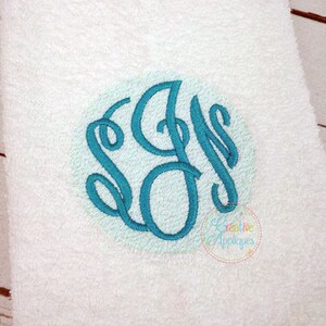 Nap Loft Pile Down Monogram Frame Digital Machine Embroidery Design 15 ...