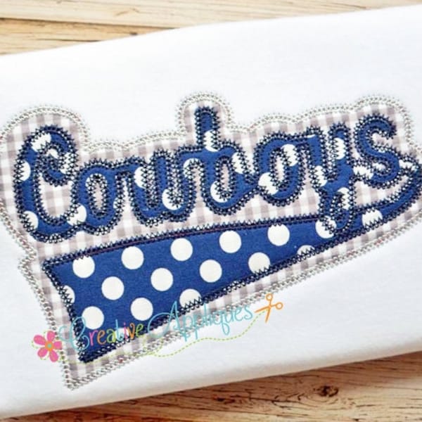 Cowboy Applique - Etsy