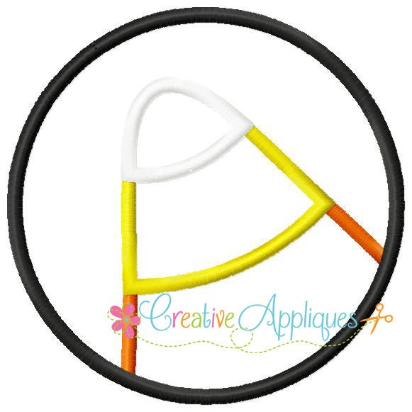 Candy Corn Circle Digital Machine Embroidery Applique Design 4 Sizes ...