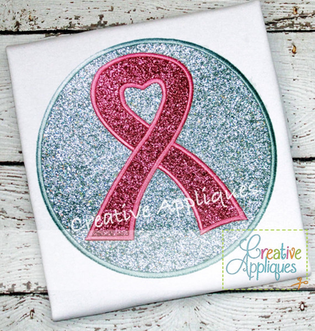 Awareness Support Ribbon Digital Machine Embroidery Applique Design 4 ...