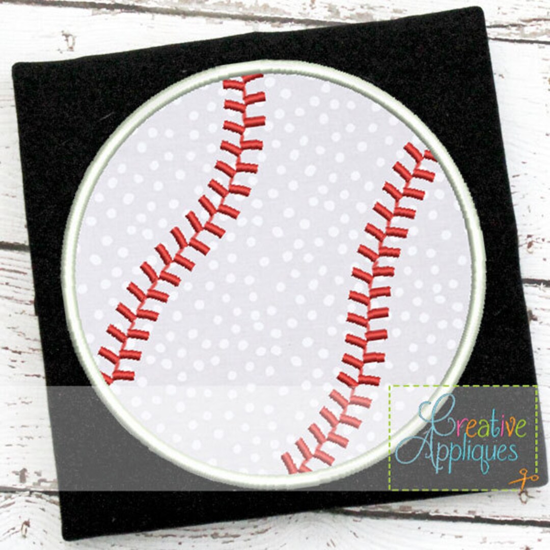Baseball Softball Digital Machine Embroidery Applique Design 4 Sizes - Etsy