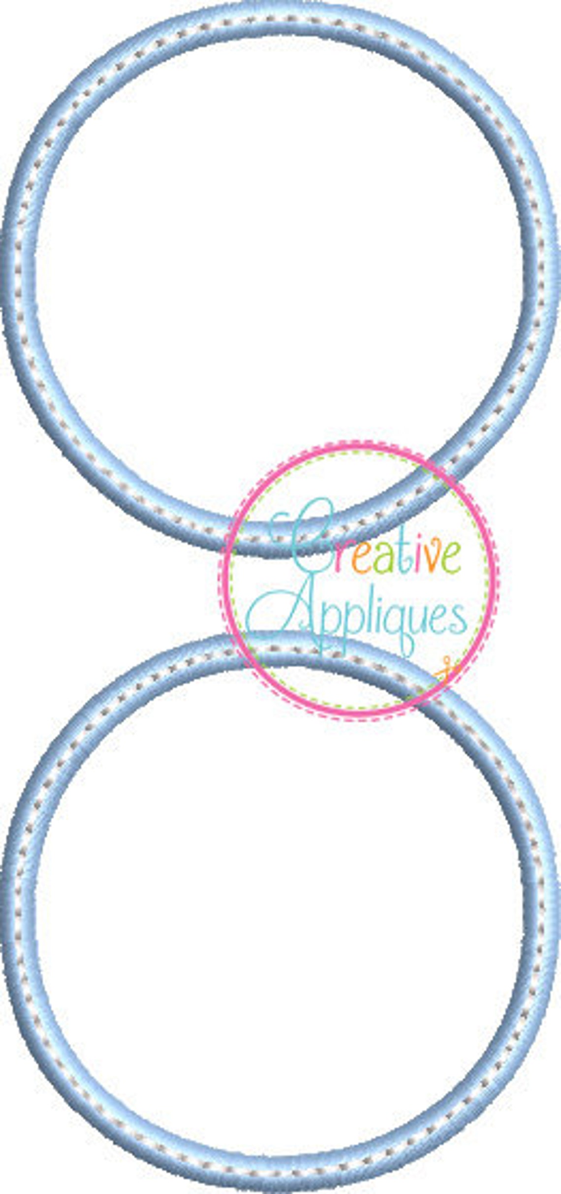Colon Applique Digital Machine Embroidery Applique Design 12 Sizes ...