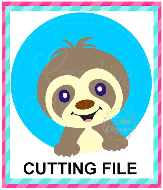 Sloth SVG Cutting File Sloth Svg Sloth Cut File | Etsy