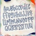 13 Sizes Farmhouse Lemonade Sketch Embroidery Alphabet Font Digital ...