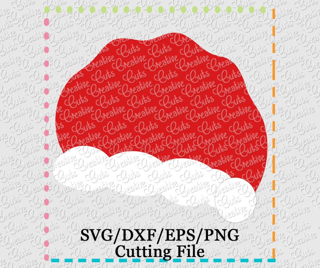 EXCLUSIVE SVG Santa Hat Cutting File, Santa Cut File, Christmas Svg ...