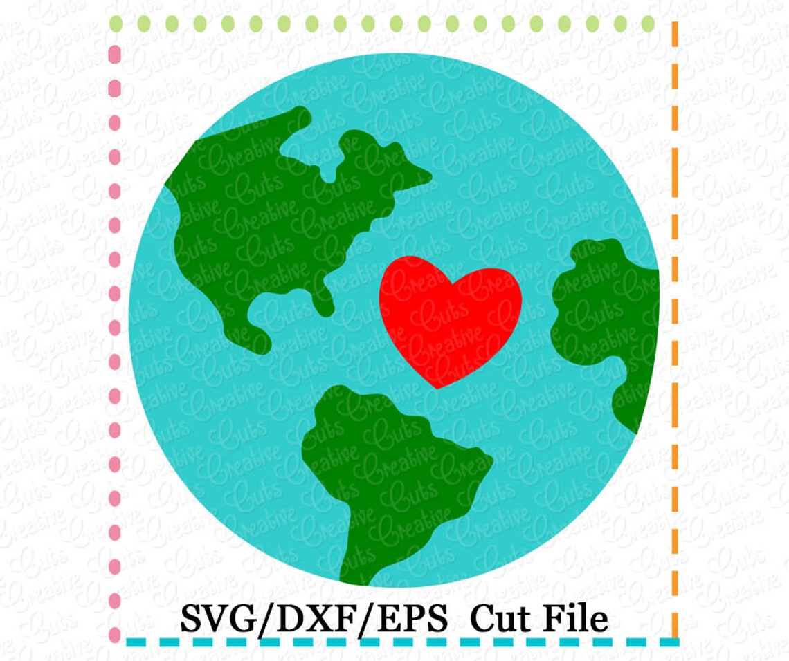 Earth SVG Cutting File Earth Svg Earth Cut File Earth Svg - Etsy