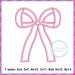 Big Bow Side Seam Applique Machine Embroidery Design, Bow Shirt Side ...
