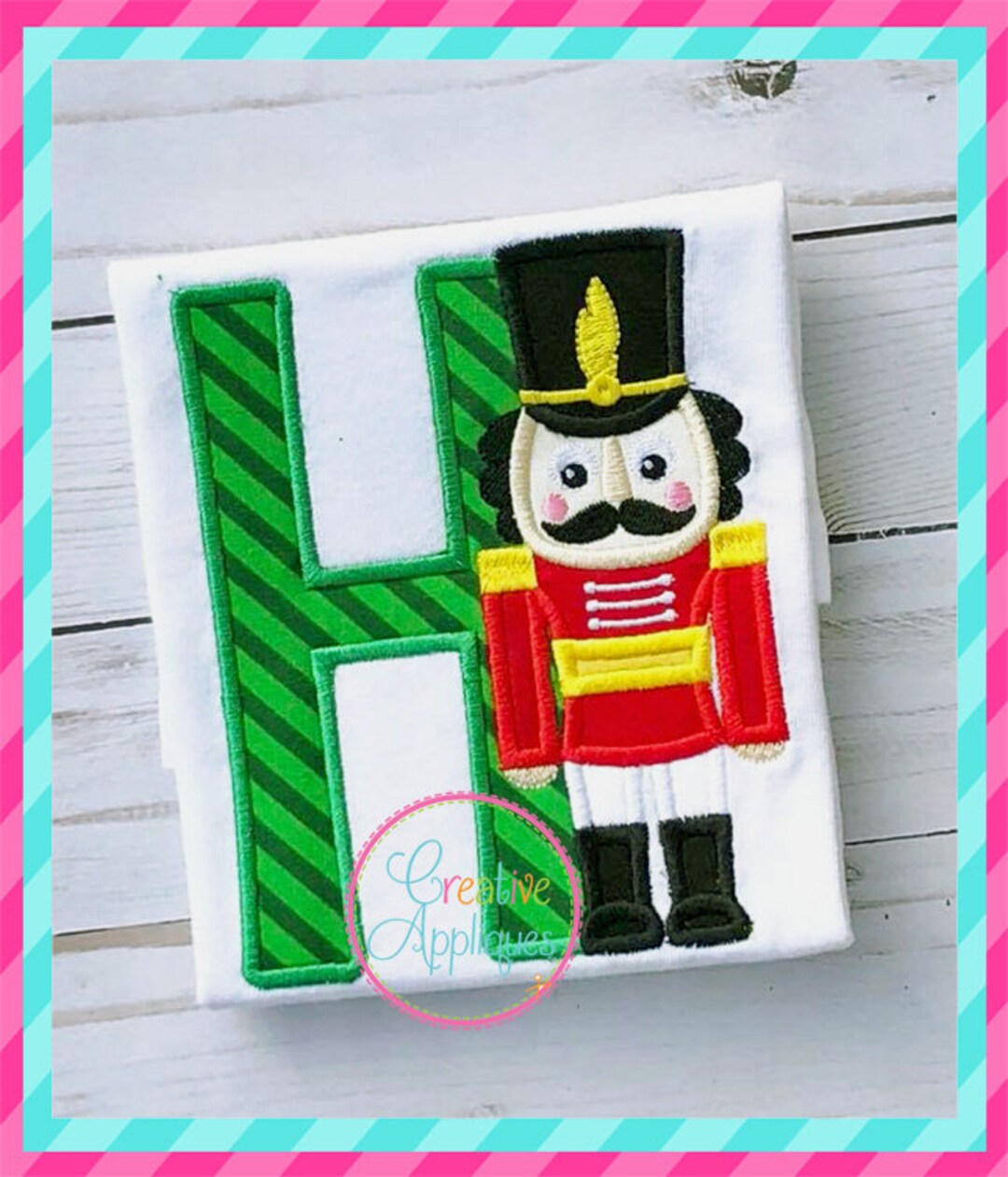EXCLUSIVE Nutcracker Alphabet Digital Machine Embroidery Applique ...