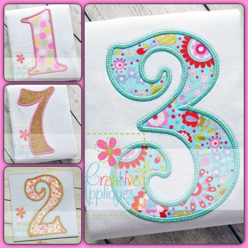 Fancy Numbers - Etsy