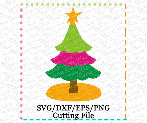 EXCLUSIVE Christmas Tree SVG Cutting File Christmas Tree Cut | Etsy