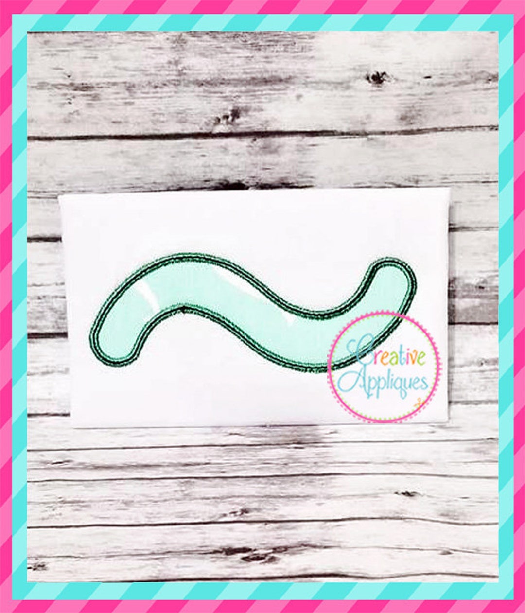 Tilde Applique Digital Machine Embroidery Applique Design 11 Sizes ...