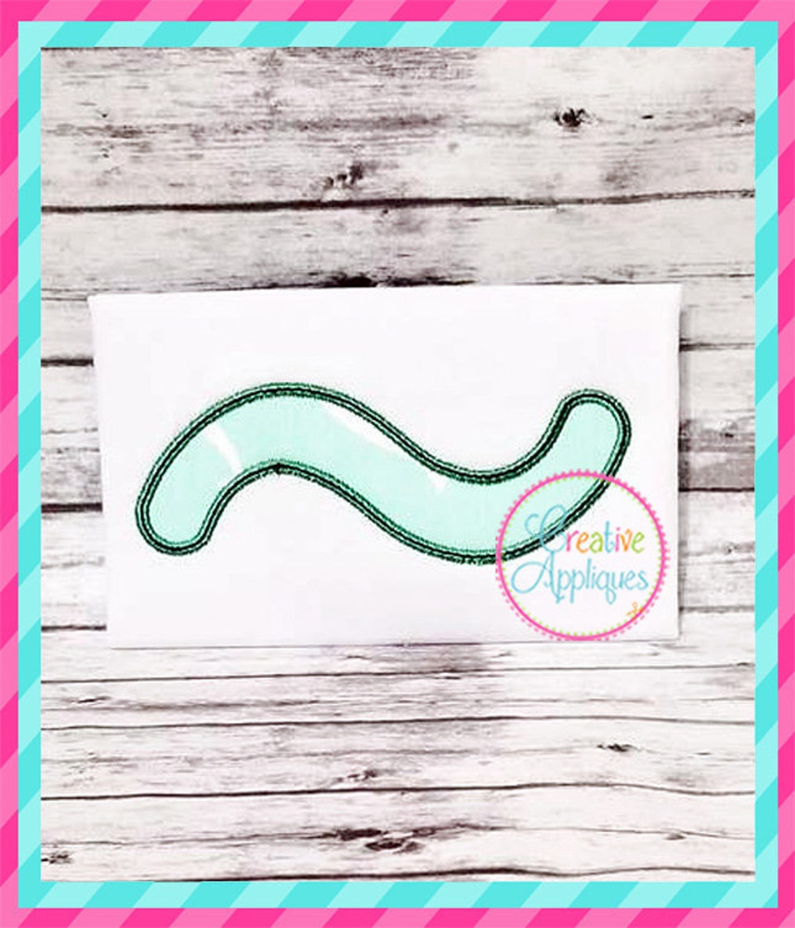 Tilde Applique Digital Machine Embroidery Applique Design 11 Sizes ...