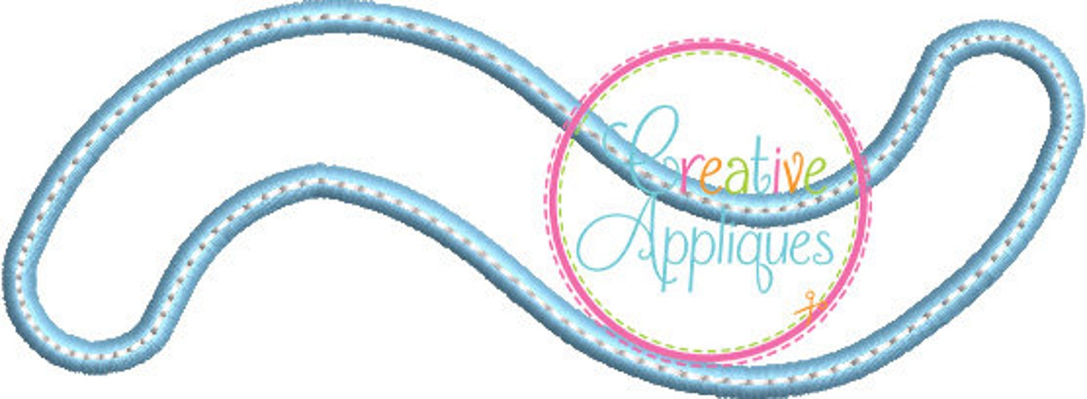 Tilde Applique Digital Machine Embroidery Applique Design 11 | Etsy