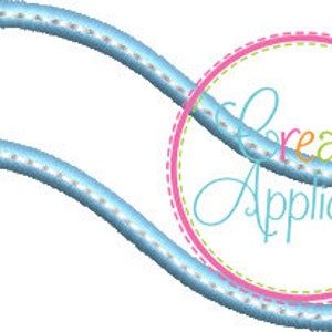 Tilde Applique Digital Machine Embroidery Applique Design 11 Sizes ...