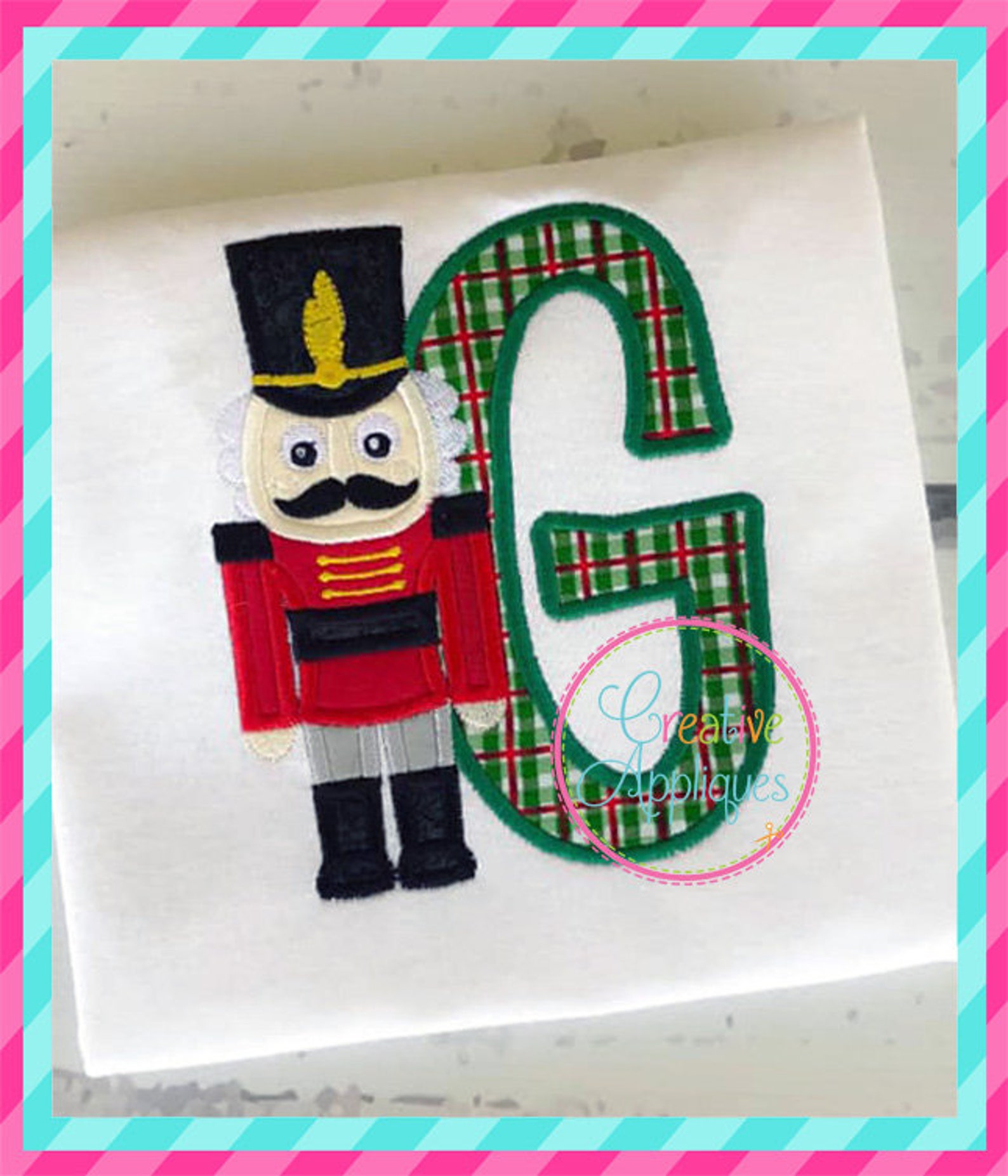 EXCLUSIVE Nutcracker Alphabet Digital Machine Embroidery Applique ...
