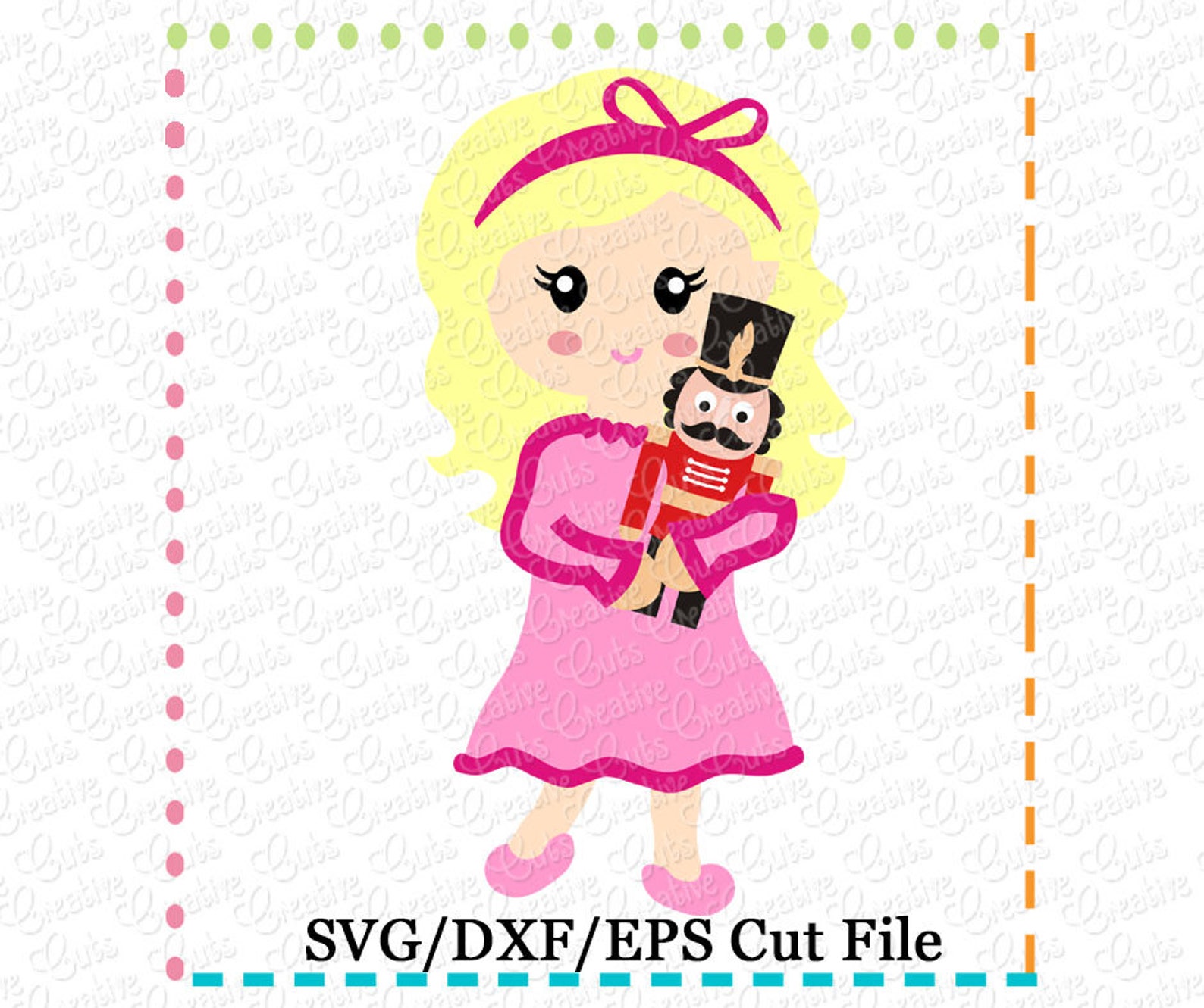 EXCLUSIVE Nutcracker Svg Cutting File Clara Svg Nutcracker - Etsy