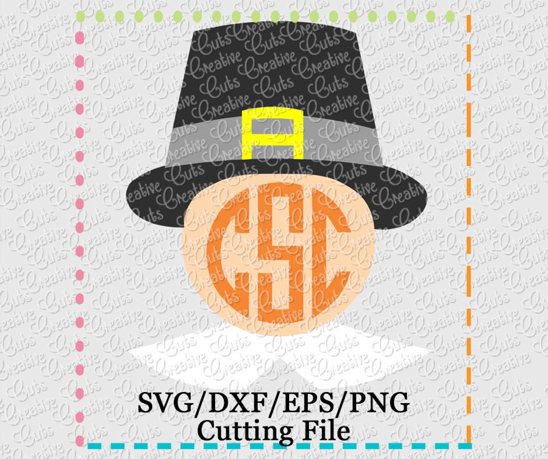 EXCLUSIVE SVG EPS Dxf Pilgrim Monogram Cutting File, Pilgrim Cut File ...