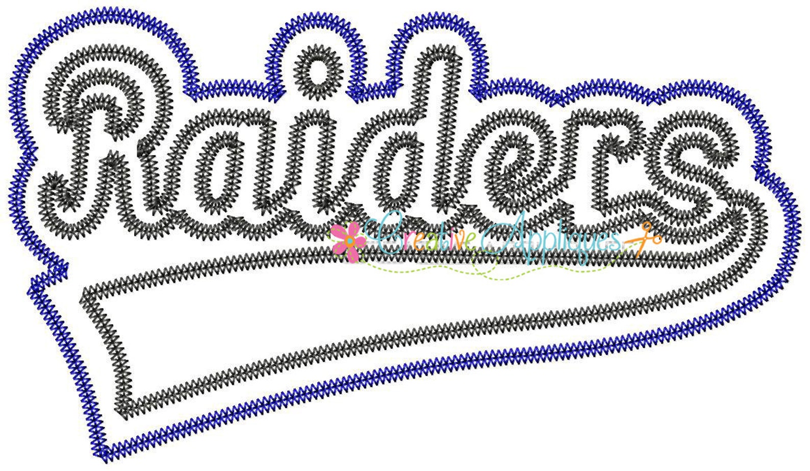 Raiders Digital Machine Embroidery Applique Design 6 Sizes, Raiders ...