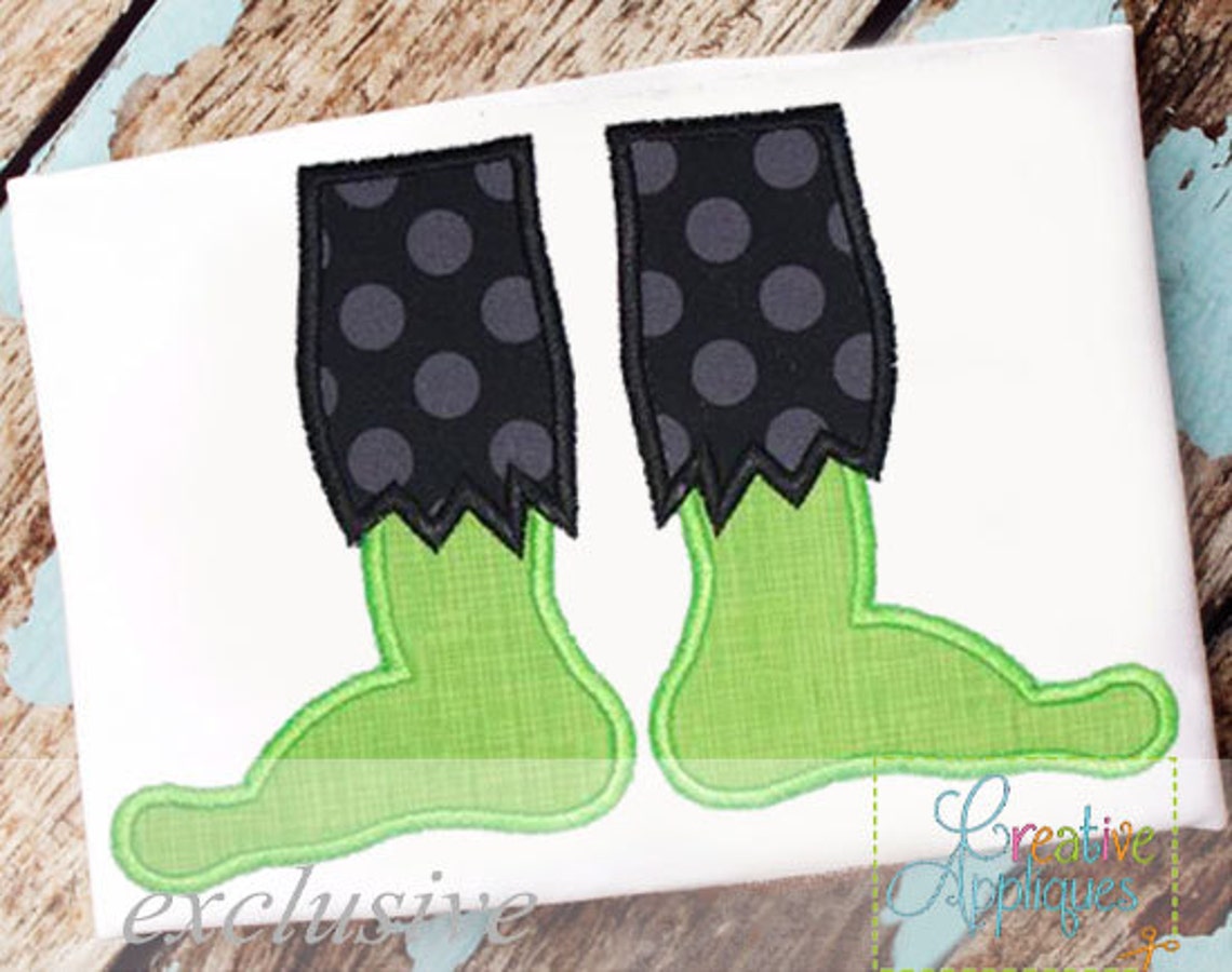 Zombie Legs Halloween Digital Machine Embroidery Applique Design 4 ...