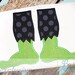 Zombie Legs Halloween Digital Machine Embroidery Applique Design 4 ...