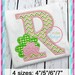 Shamrock Clover Alphabet Letter Set A-Z + Number 0-9 Applique Machine ...
