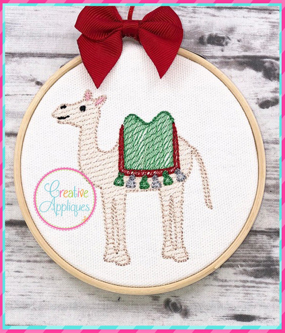 Sketch Stitch Camel Digital Machine Embroidery Design 6 Sizes, Camel ...