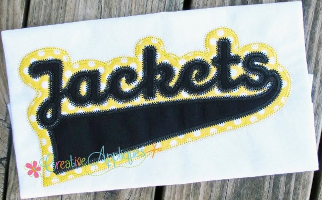 Jackets Digital Machine Embroidery Applique Design 6 Sizes, Jackets ...