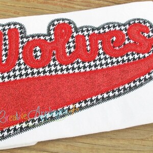 Wolves Digital Machine Embroidery Applique Design 6 Sizes, Wolves ...