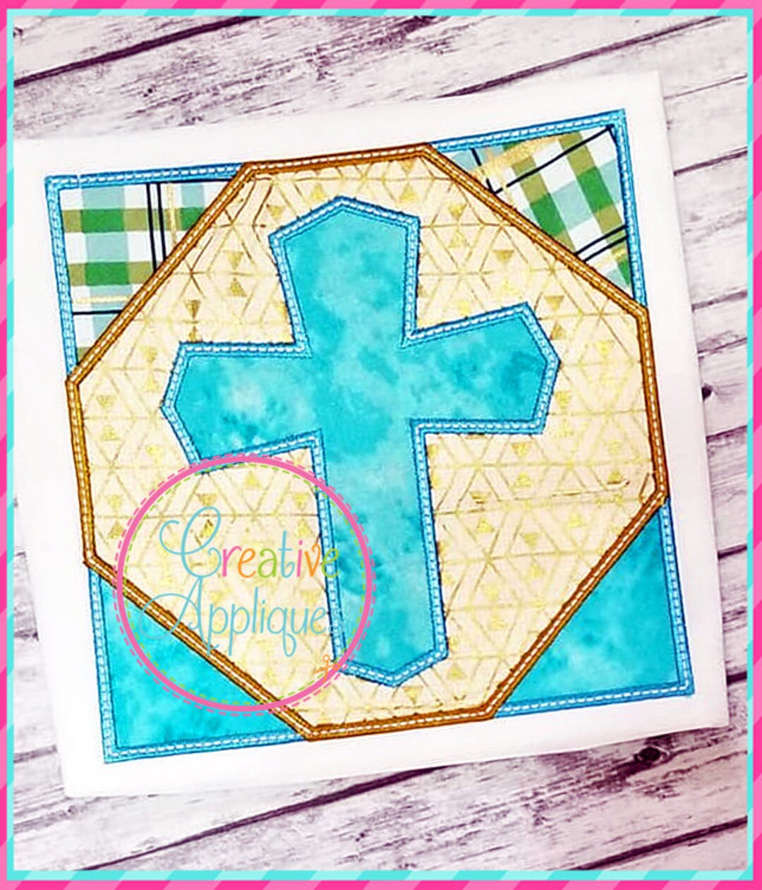 Cross Square Machine Embroidery Applique Design, Cross Applique, Cross ...