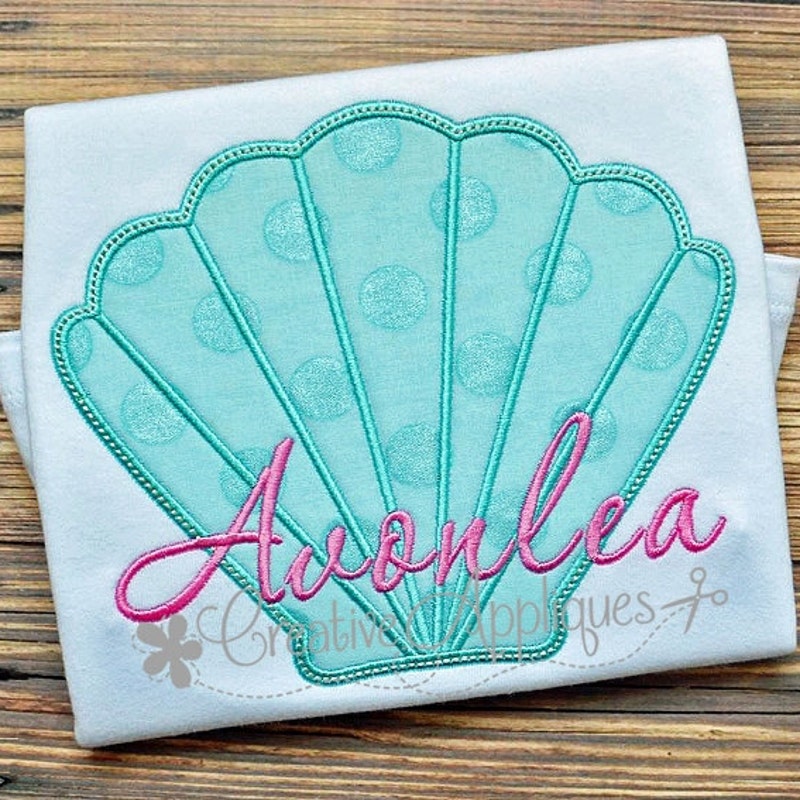 Seashell Applique - Etsy
