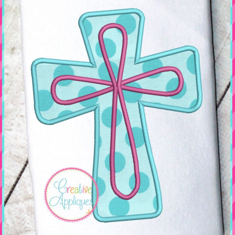 Cross Applique - Etsy