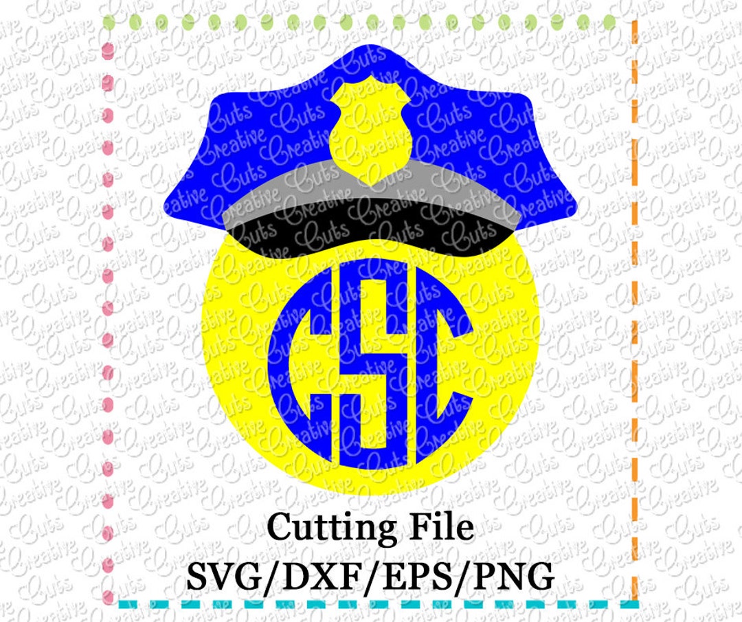 EXCLUSIVE SVG Eps DXF Cutting File Police Officer Svg, Law Enforcement ...